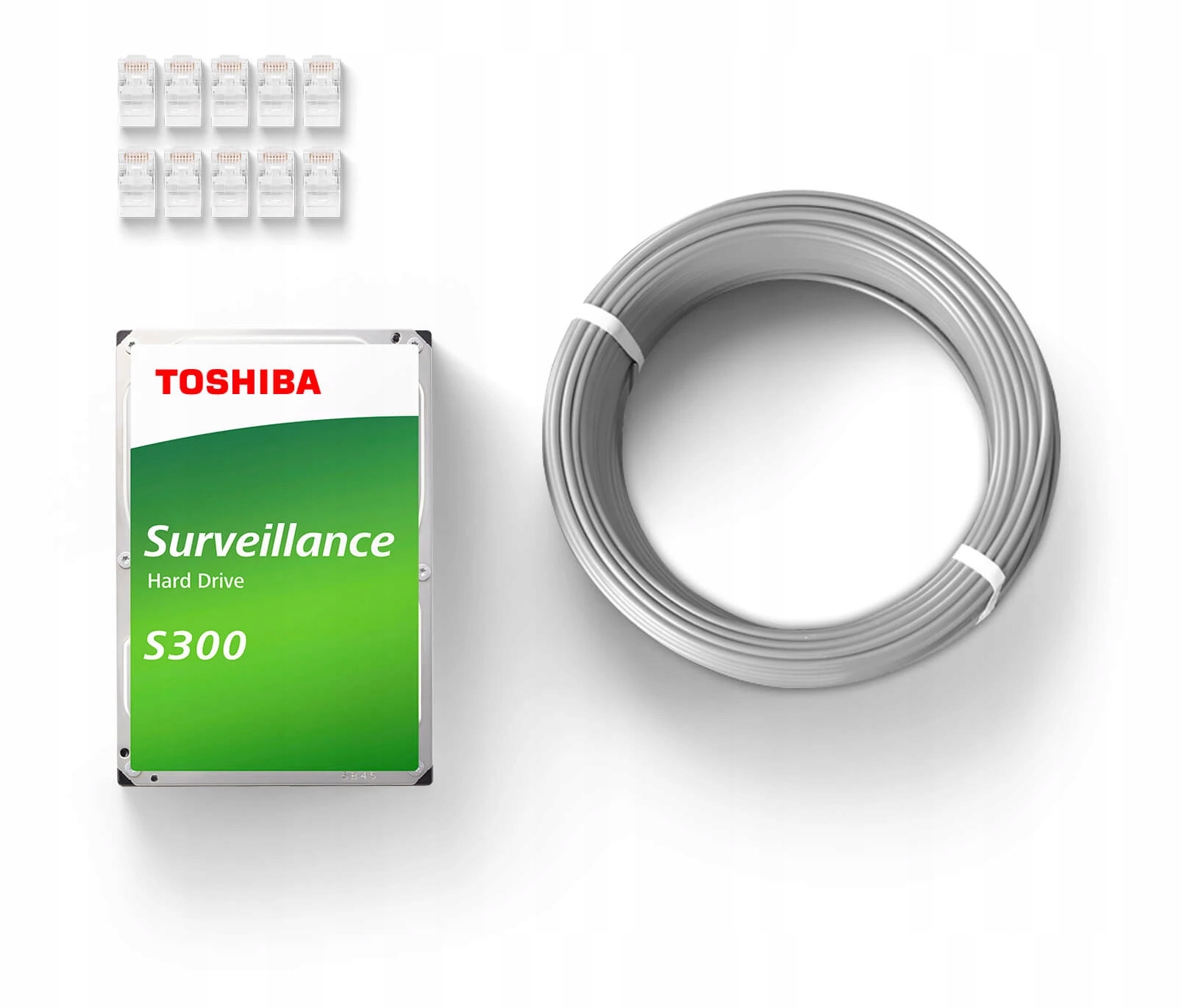 Zestaw do monitoringu 4x IPCAM-B2-50IR Full HD IR 50m HiLook Hikvision ...