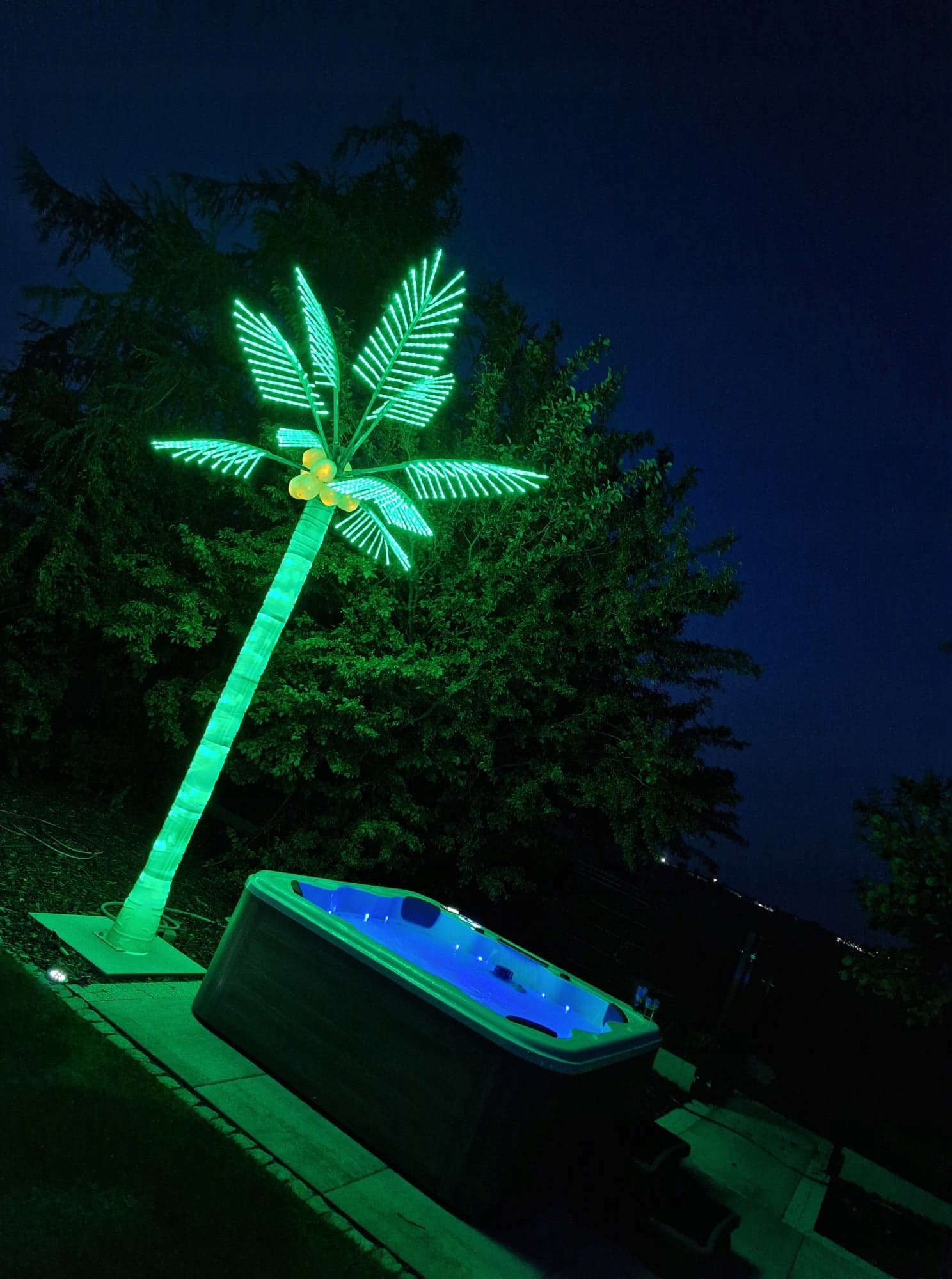 PALMA LED ZEWNĘTRZNA CAŁOROCZNA 4,5M 3045 ledów – G-VISION